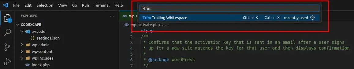 How to Remove Trailing Whitespace in VS Code - CodexCafe How to Remove Trailing Whitespace in VS Code - CodexCafe